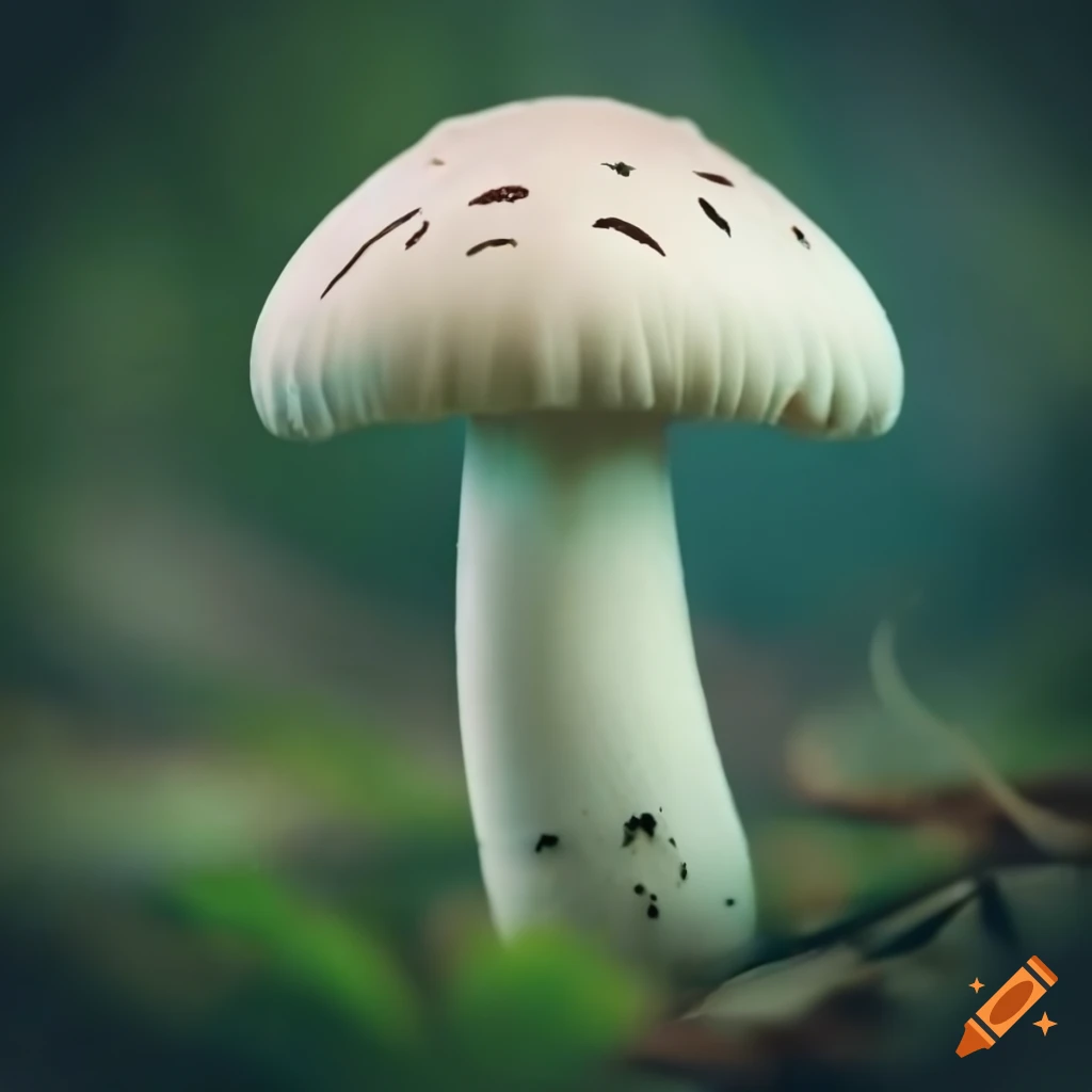 White mushroom on Craiyon