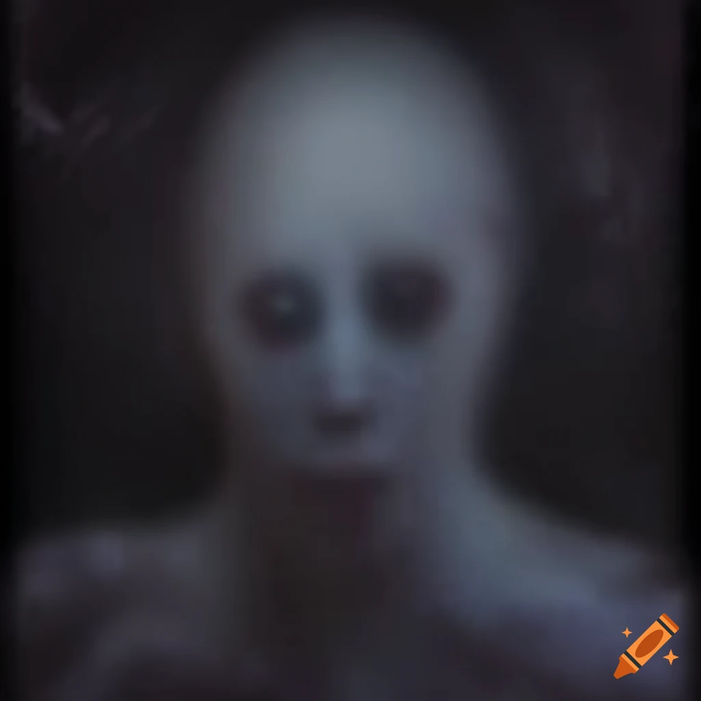 Transparent soul manifesting in a house in a paranormal scene on Craiyon