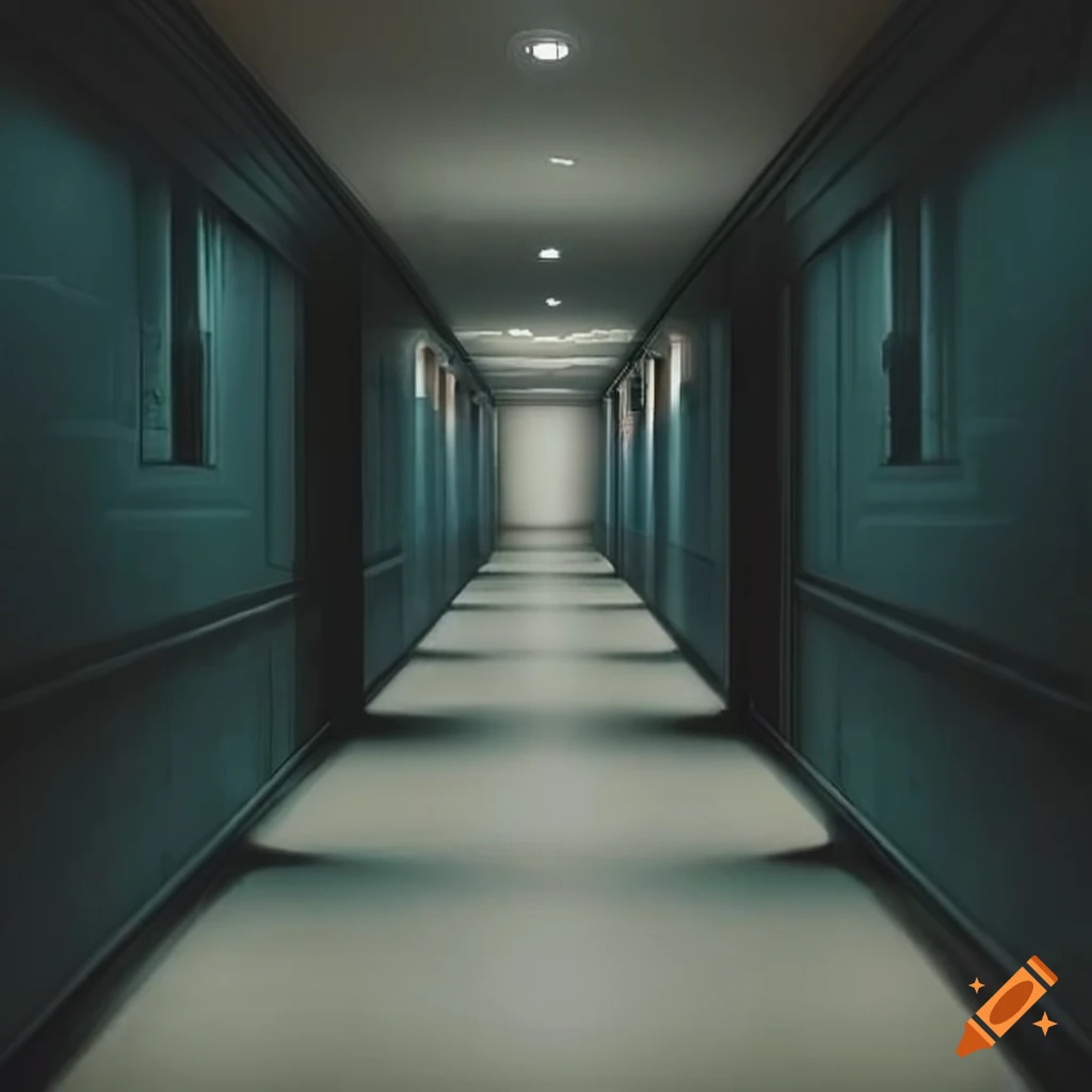 Liminal hallway on Craiyon