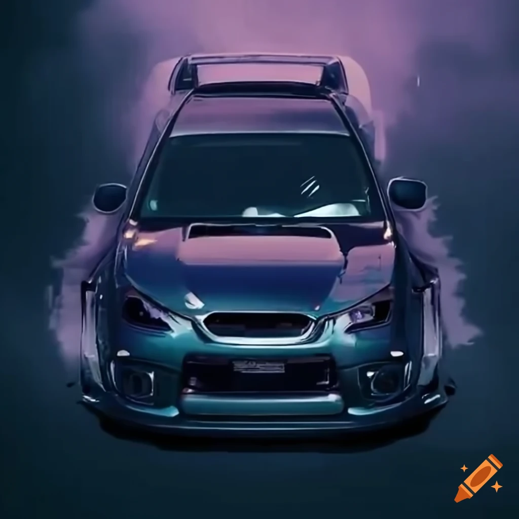 Subaru Impreza WRX STI Hawkeye JDM car on Craiyon