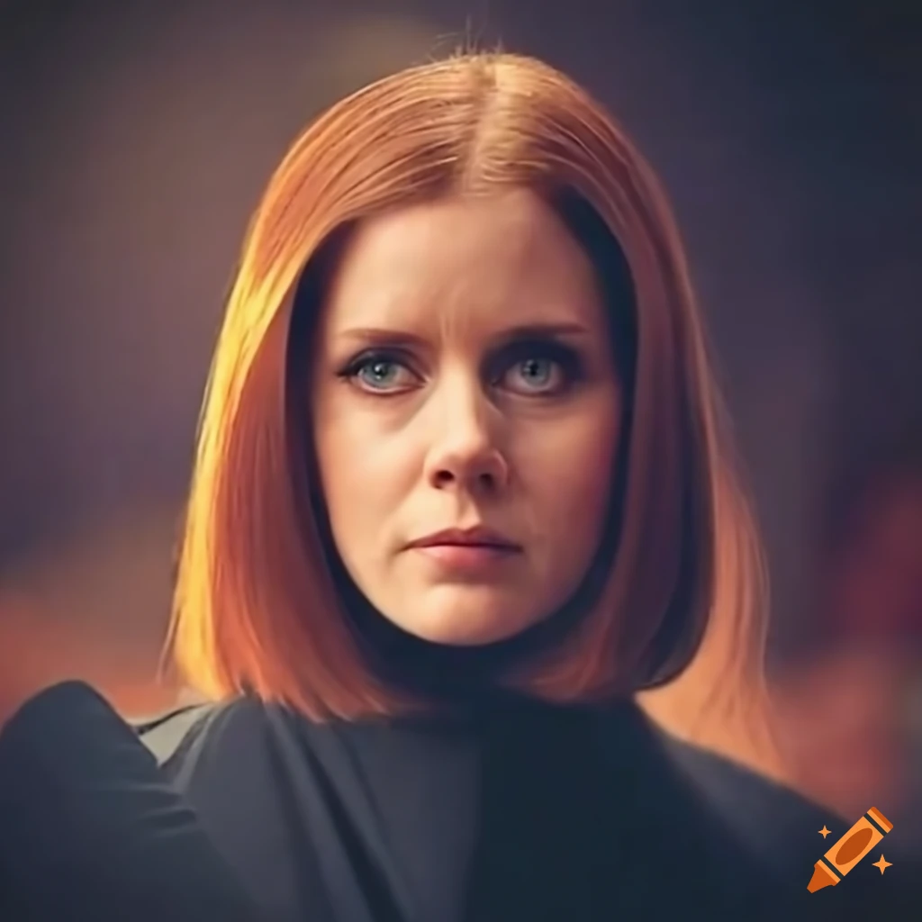 Amy Adams getting her hair cut into a bob on a live talk show set on ...