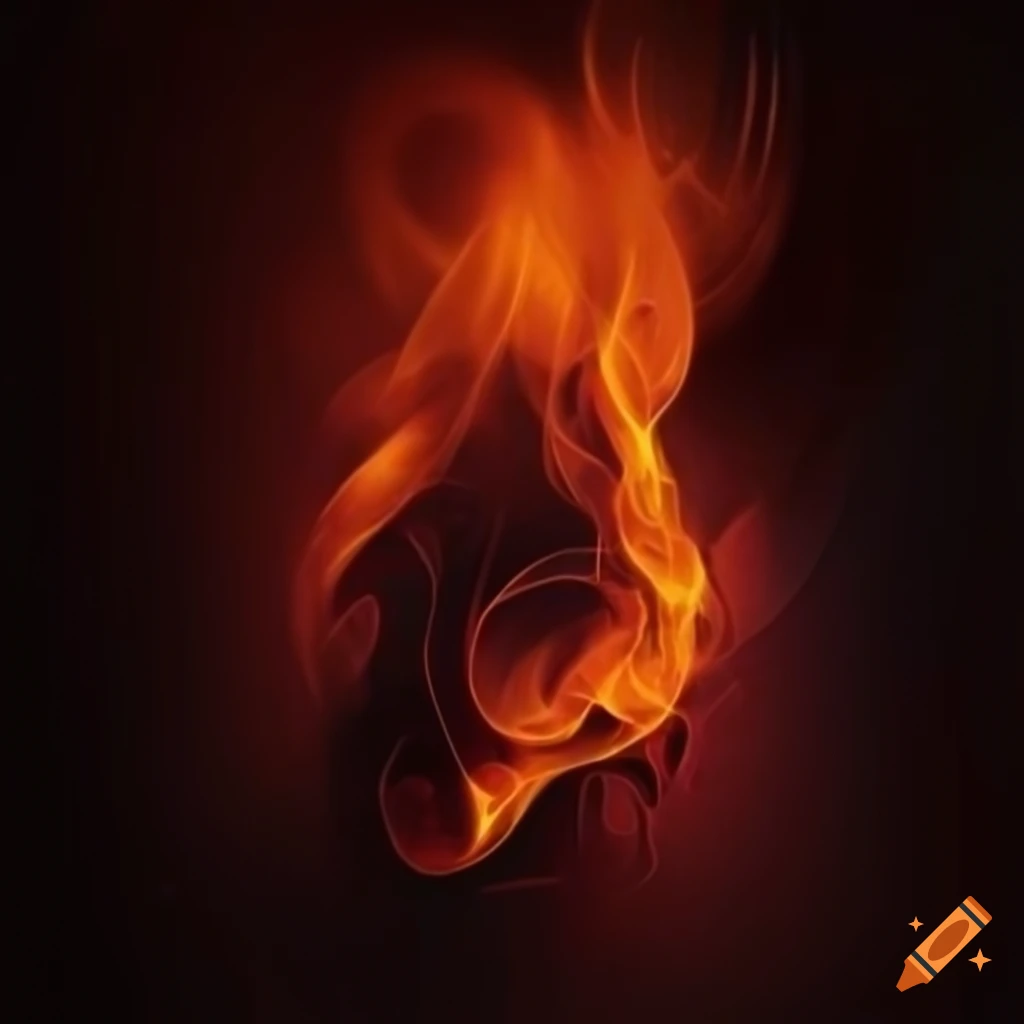 Abstract representation of a god fading into ashes on Craiyon