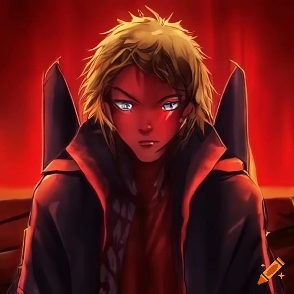 Anime depiction of red rising by pierce brown on Craiyon