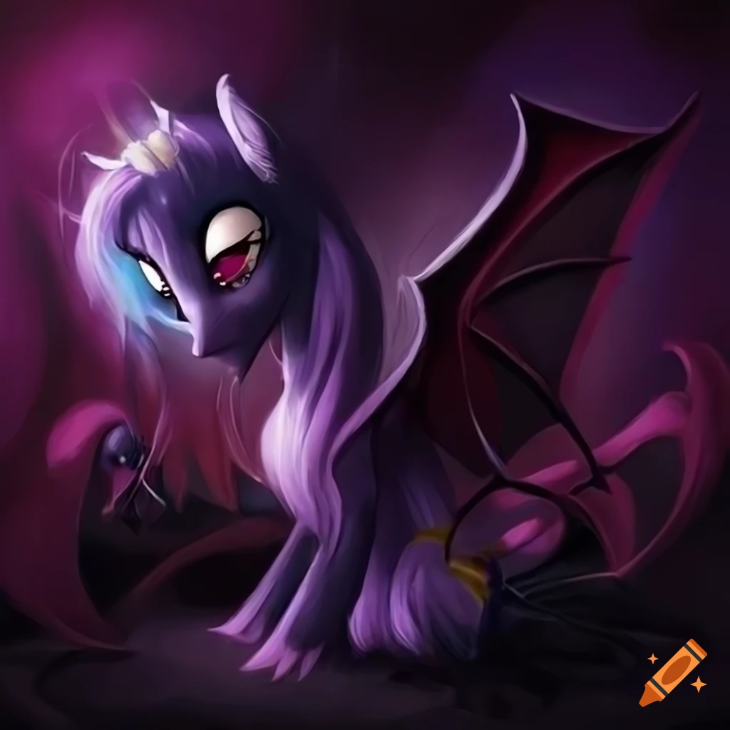 My little pony vampire with bat wings in high definition fantasy art on ...