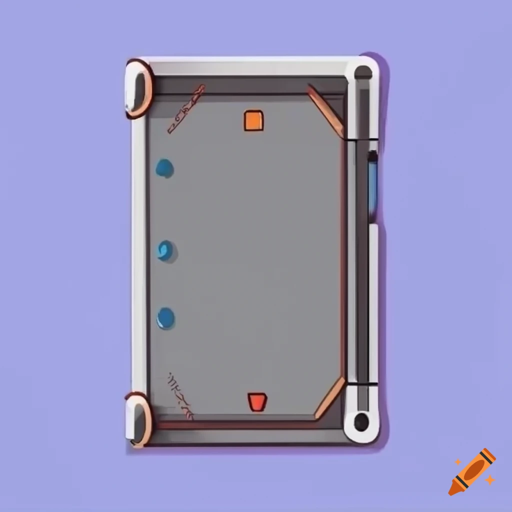 Cartoon-style sci-fi sheet metal with bolts in corners on Craiyon