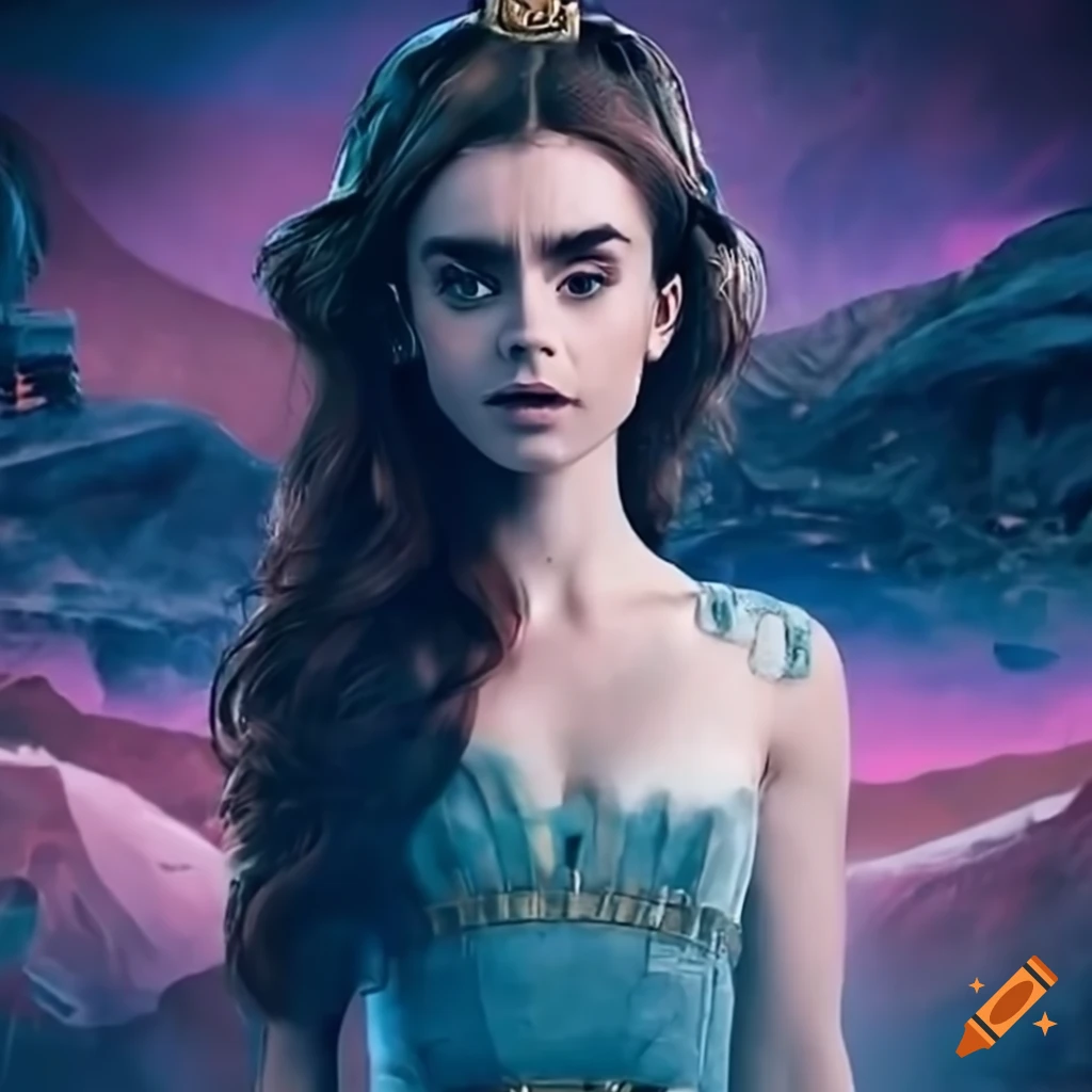 Lily Collins as a Rebel Princess discovering the Hidden Hollow Earth ...