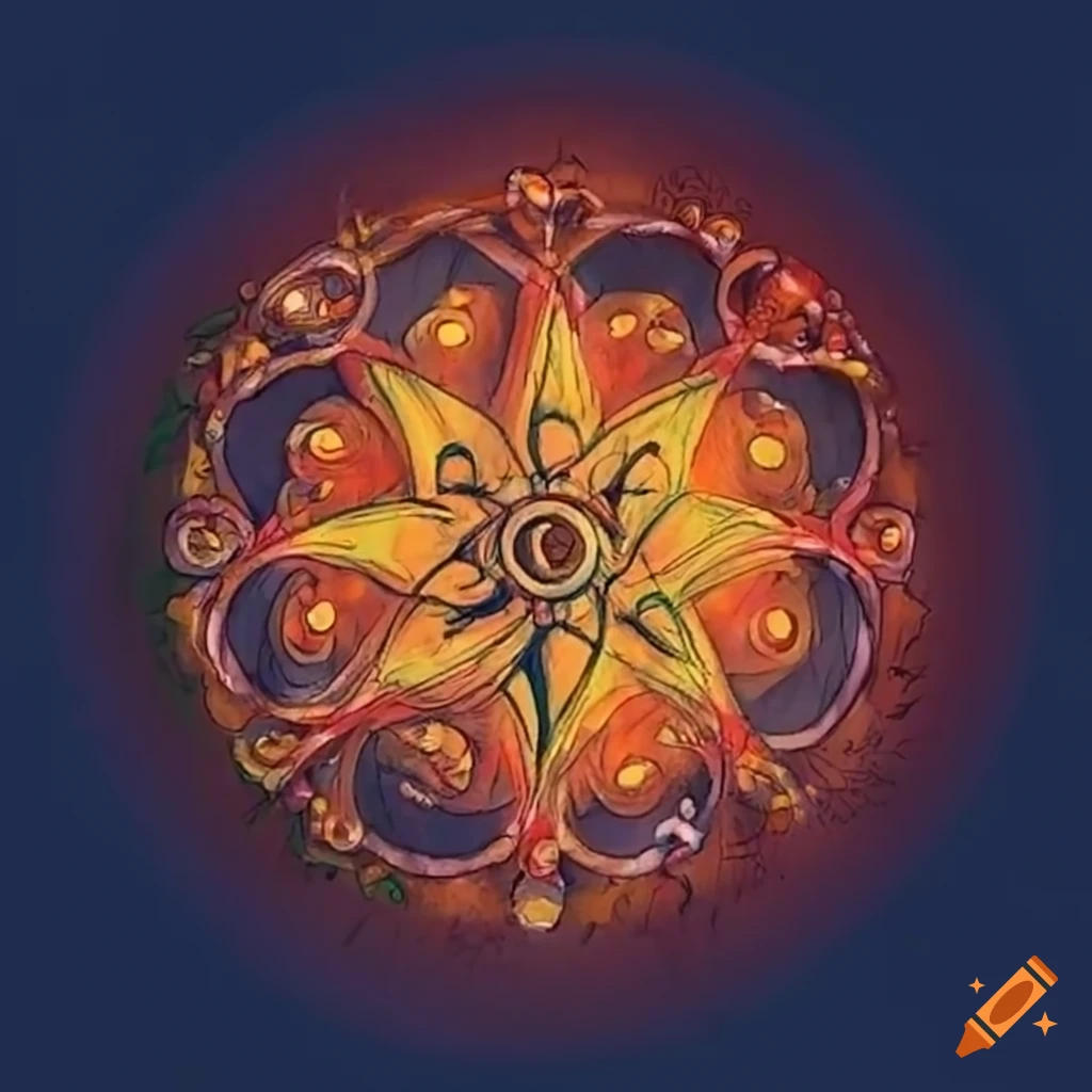 Parol doodle circle on Craiyon