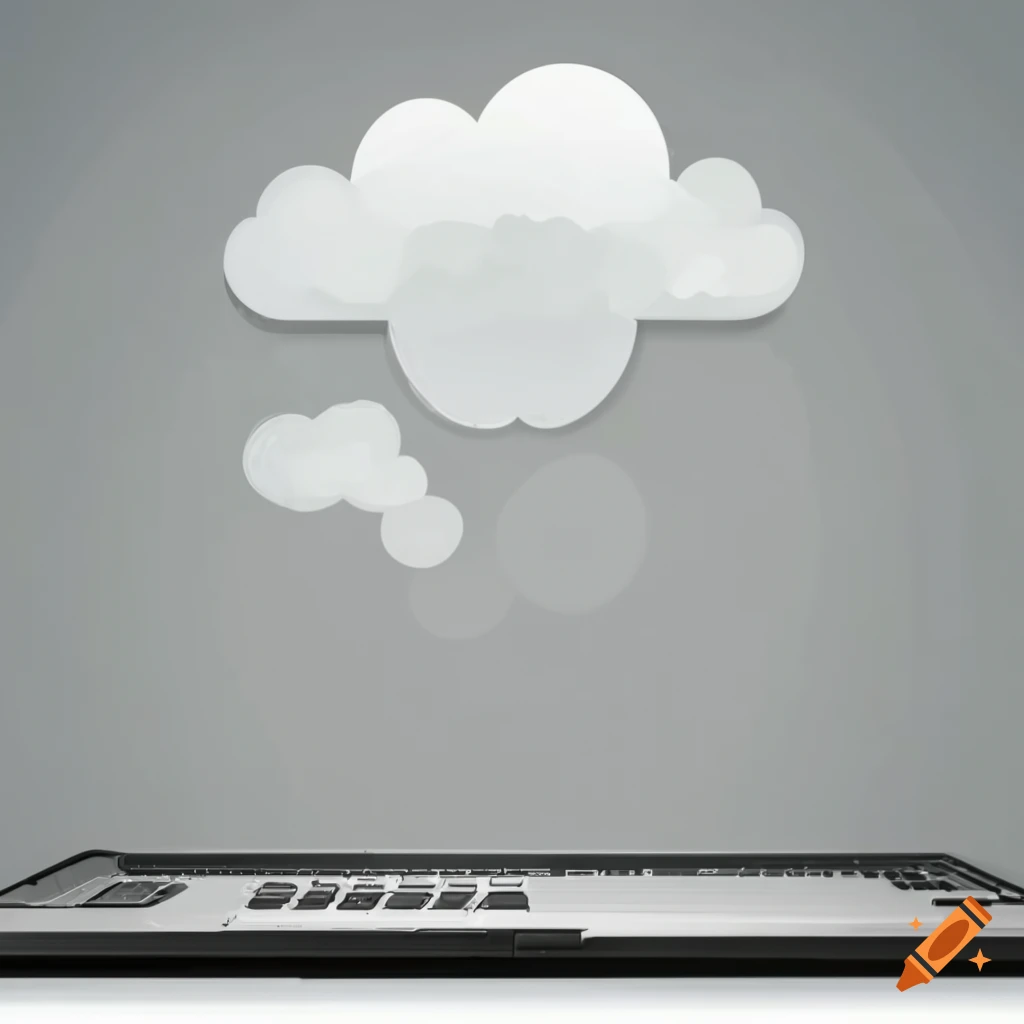 Laptops on the cloud representing future thinking on Craiyon Laptops on the cloud representing future thinking on Craiyon