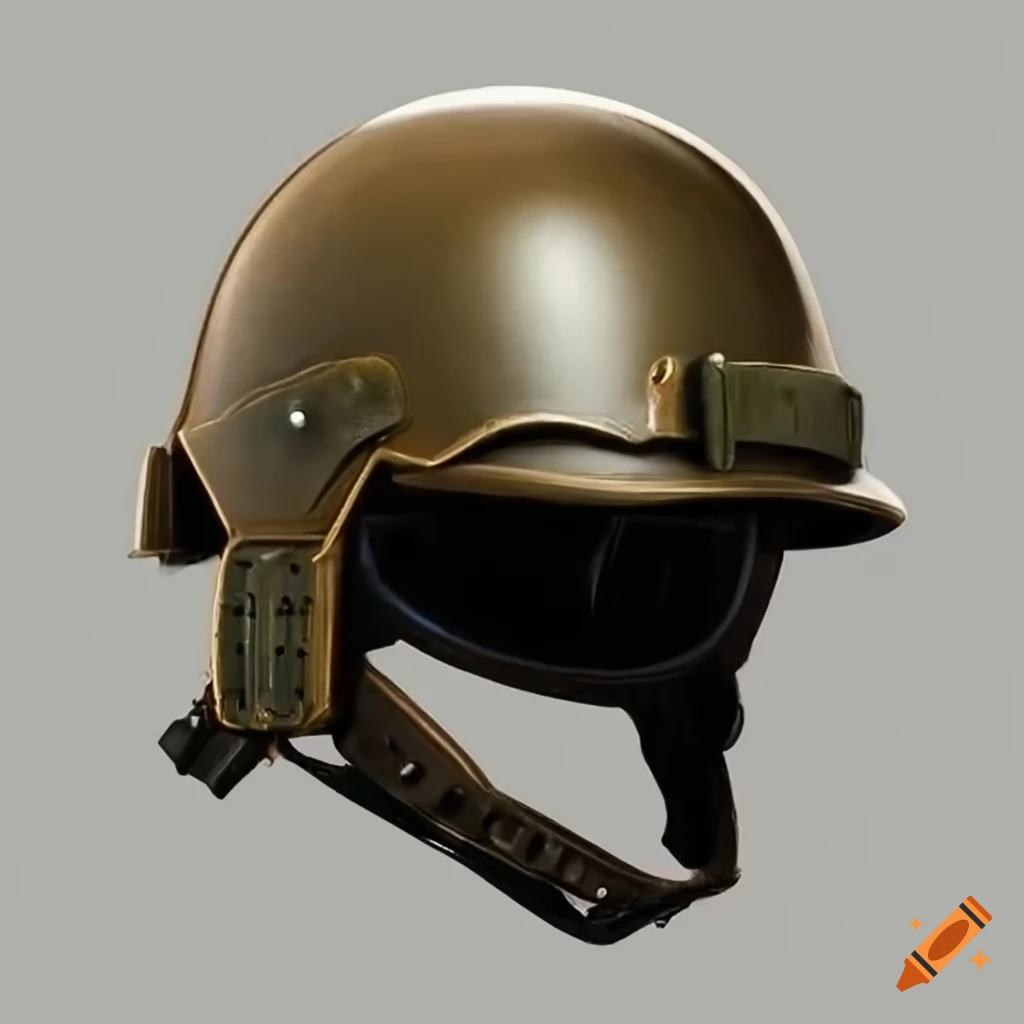 Modern war helmets on Craiyon
