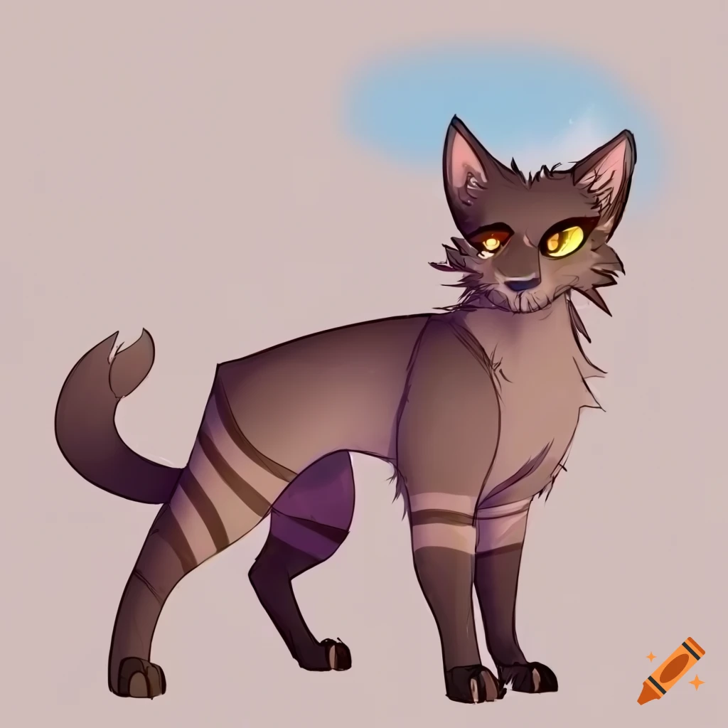 Warrior cat oc full body drawing on Craiyon
