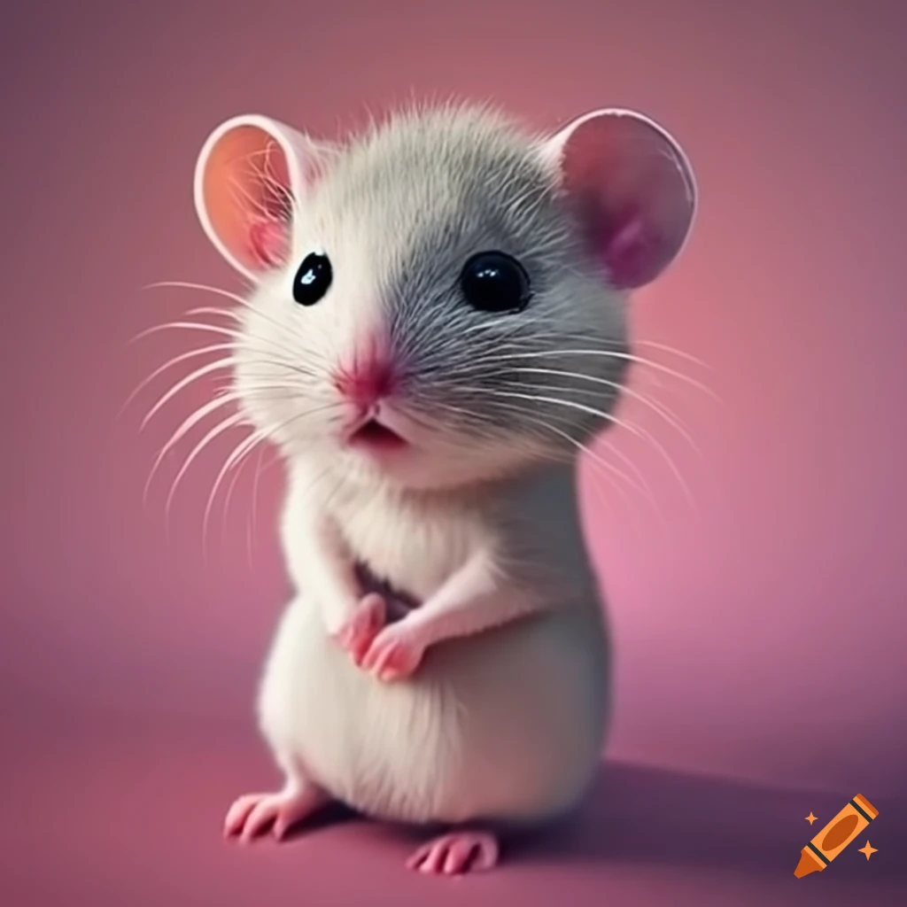 Cute rat on Craiyon