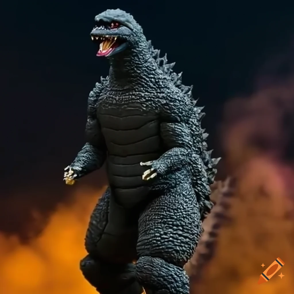 Powerful godzilla dragonball z character made of zircon on Craiyon