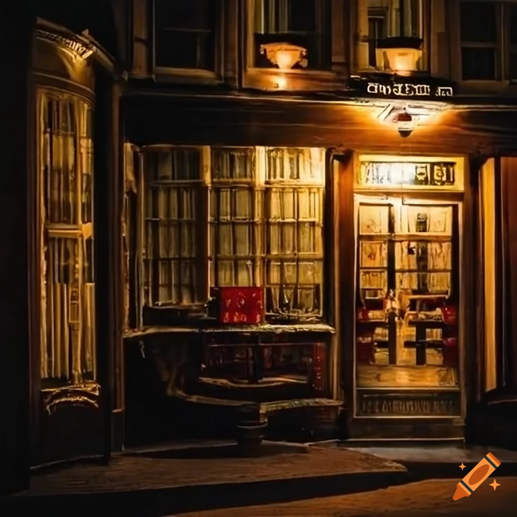 Cozy hotel exterior in the rain with 'elmers hotel' sign on Craiyon
