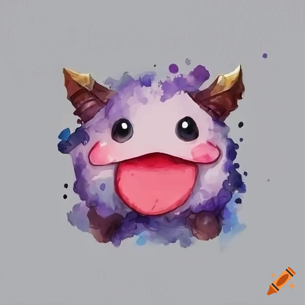 League of legends poro character on Craiyon