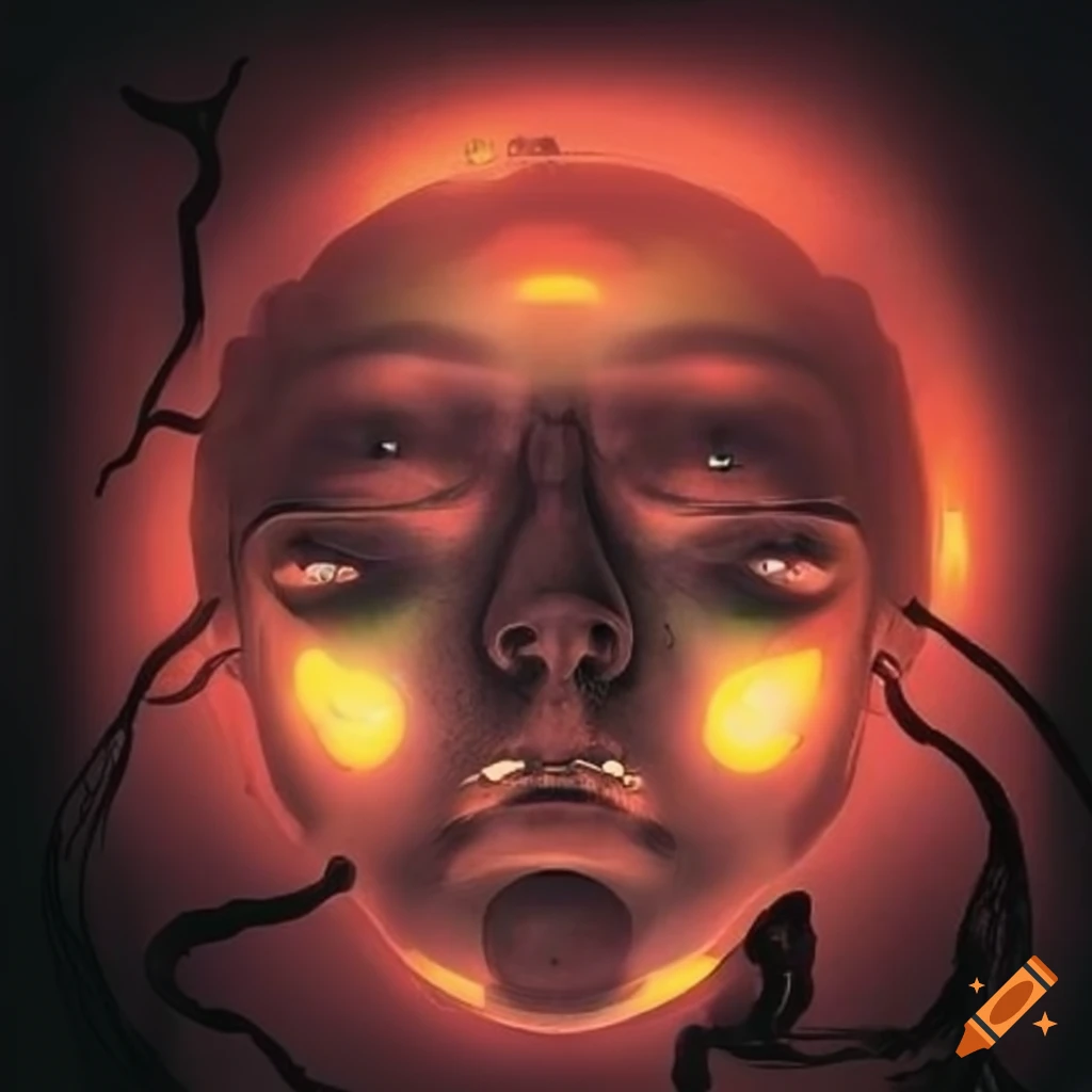 Techno cd cover titled echoes on Craiyon