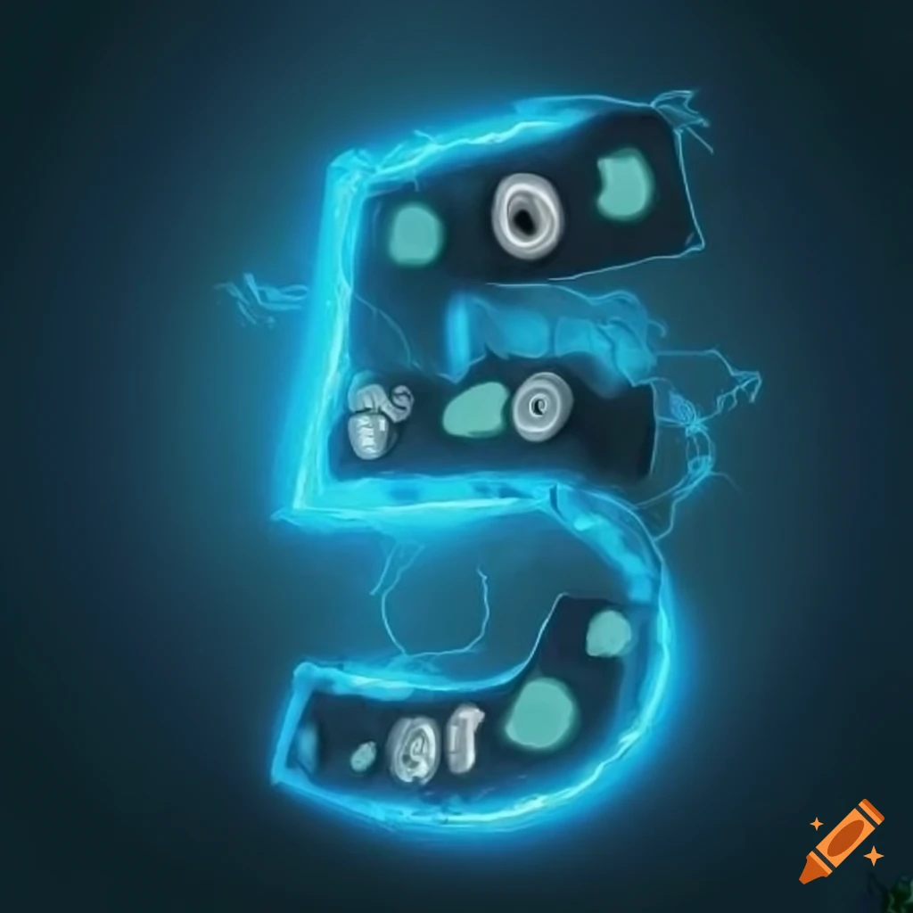 Algorithm number game project cover wallpaper on Craiyon