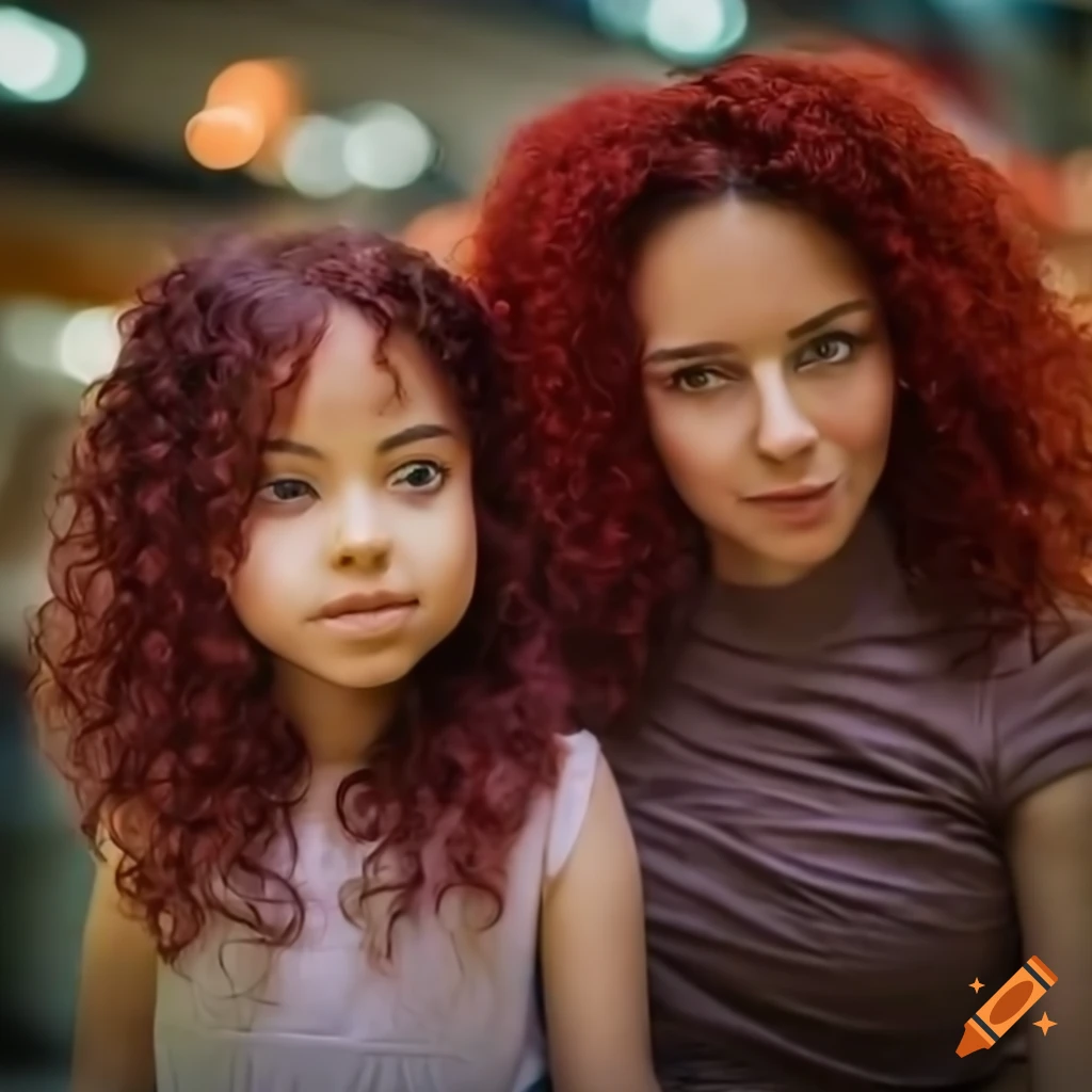 Realistic photo of a humanoid alien mother and daughter with arabic ...