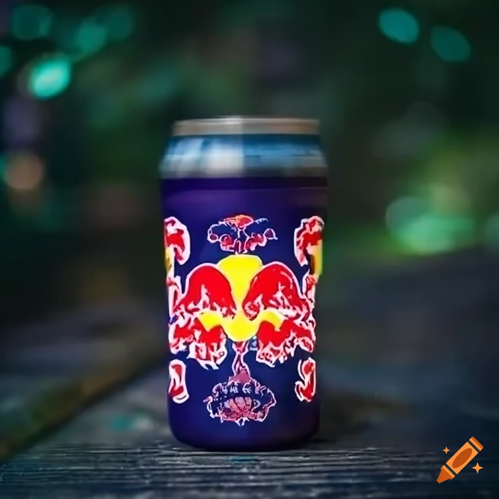 Dia de muertos themed red bull energy drink logo on Craiyon