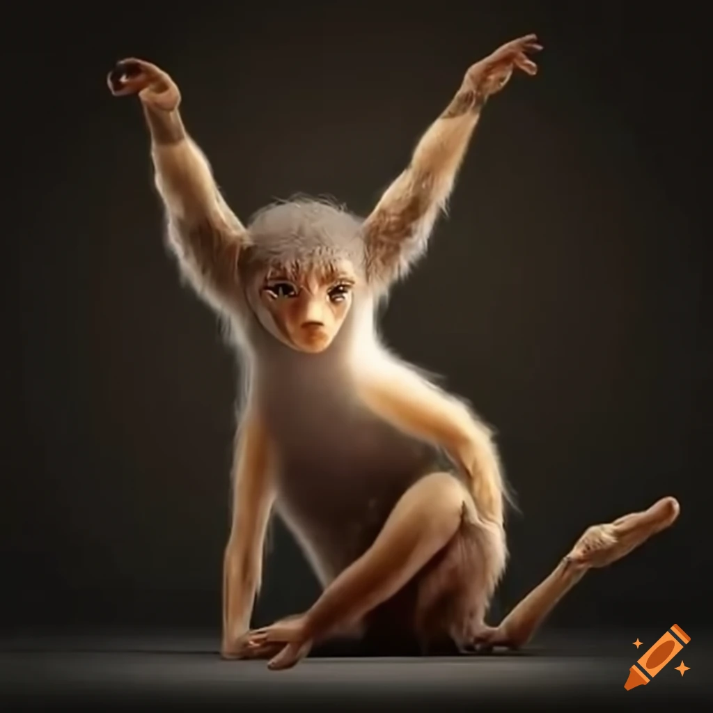 Dancing monkeys in a cage on Craiyon