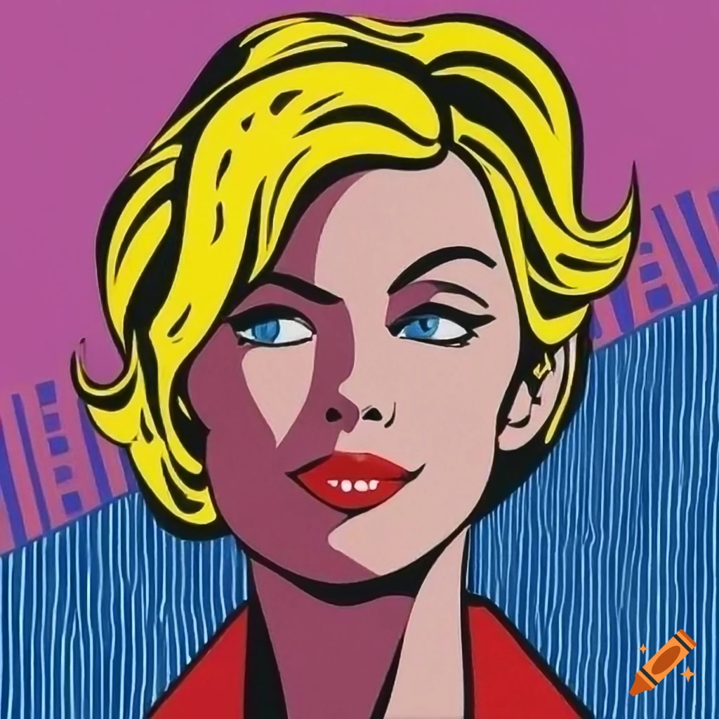 Colorful comics illustration of a child in the style of roy ...