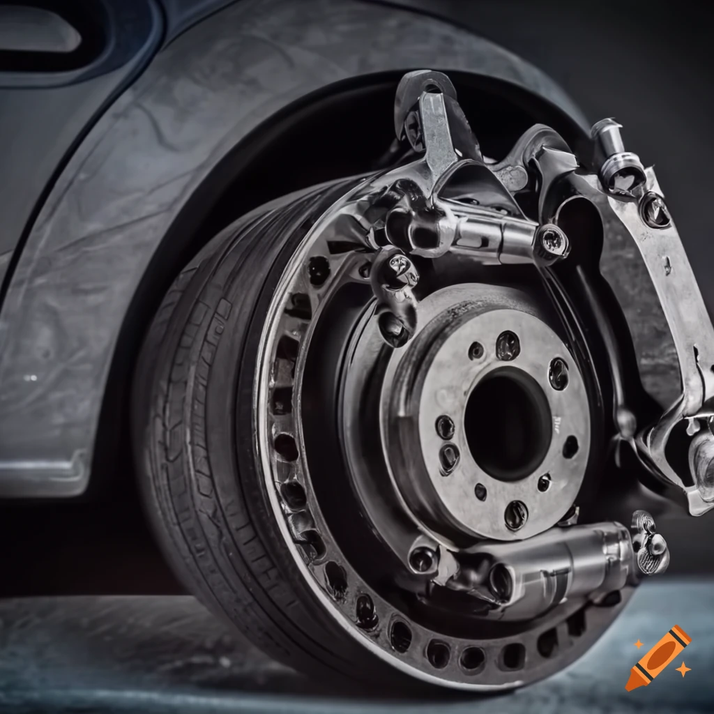 Car hydraulic brakes system on Craiyon