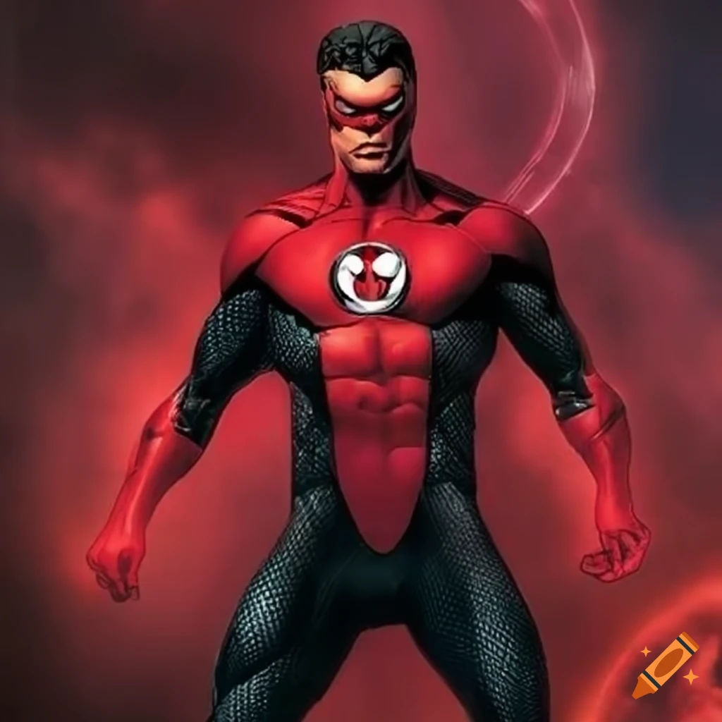 Red lantern dc on Craiyon