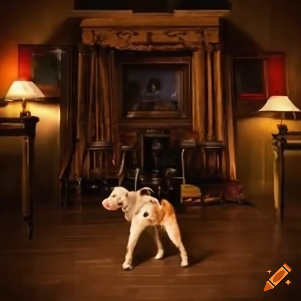 Dog's secret headquarters on Craiyon