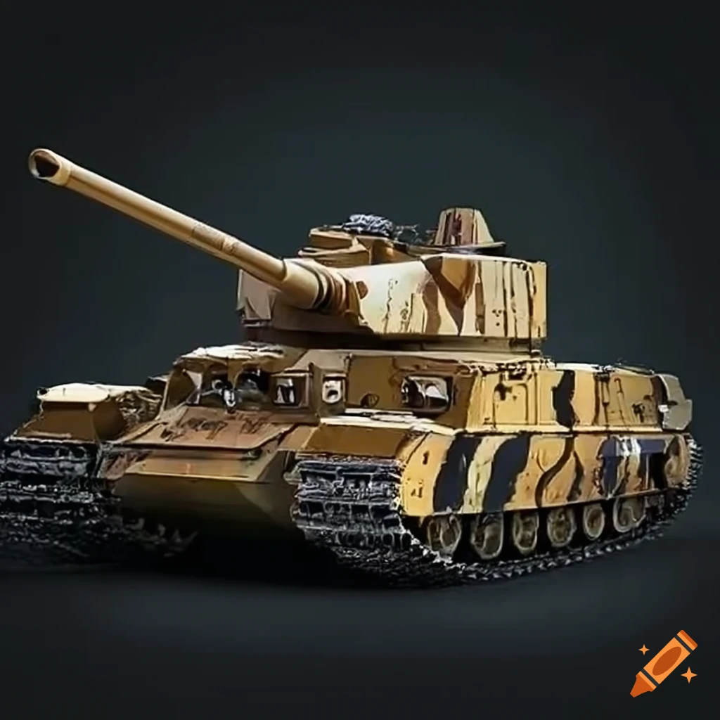 German tank tiger on Craiyon