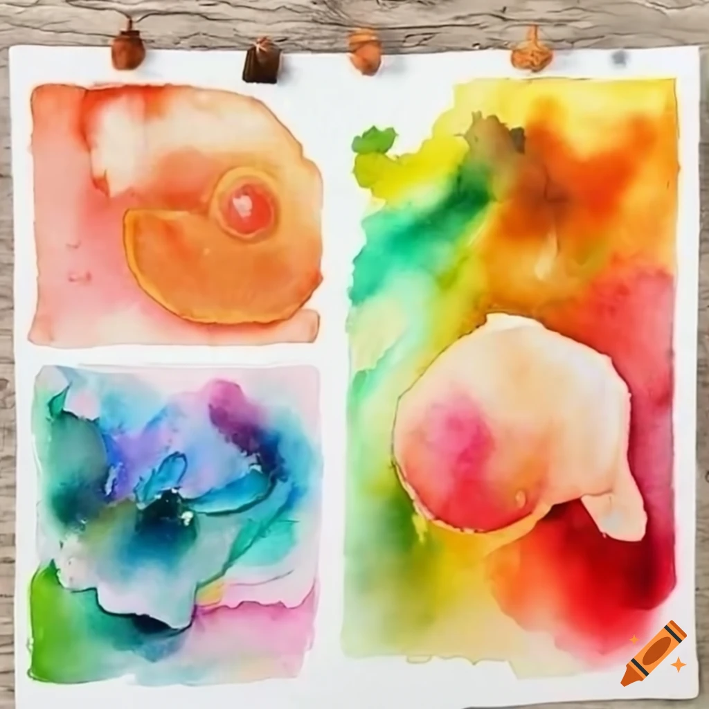 Abstract depiction of various moods on Craiyon