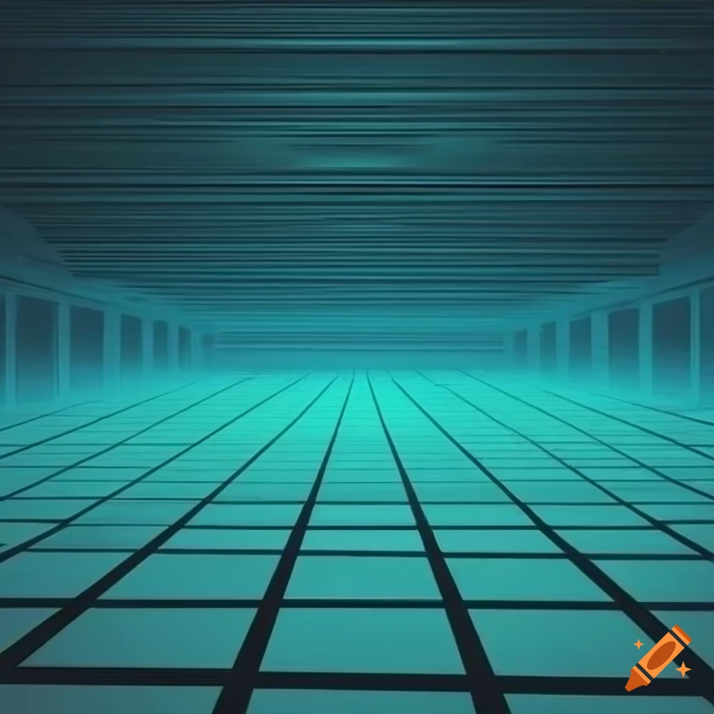 Geometric abstract liminal space background on Craiyon