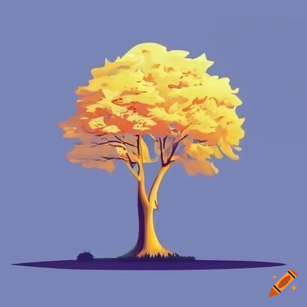 Vector tree illustration on Craiyon