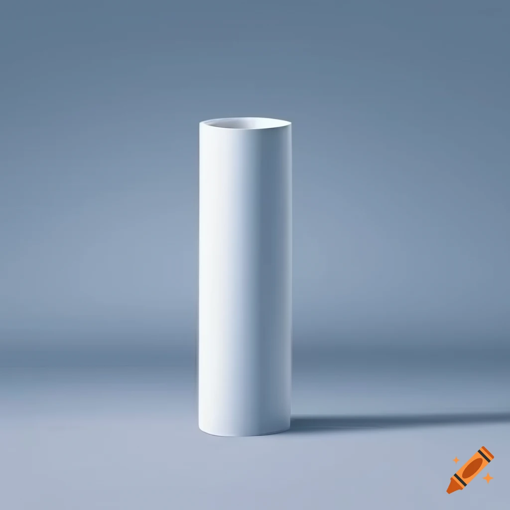 Realistic straight PVC pipe on Craiyon
