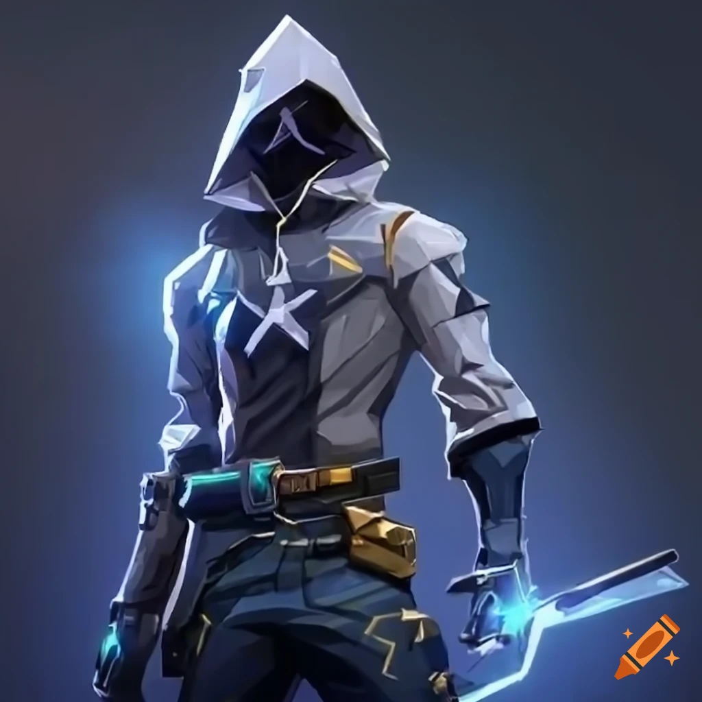 Cypher character in valorant game on Craiyon