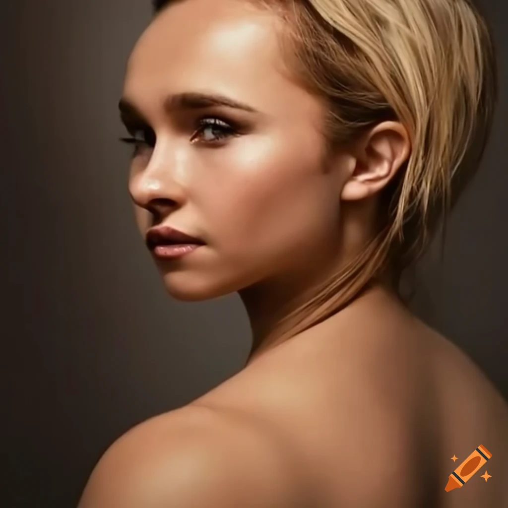 Side profile of hayden panetierre on Craiyon