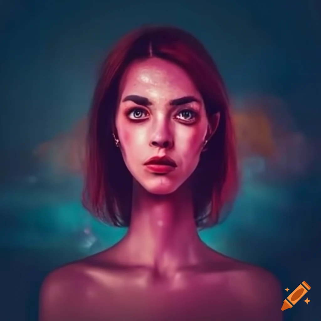 Woman expressing detachment emotionally, mentally, and physically on ...