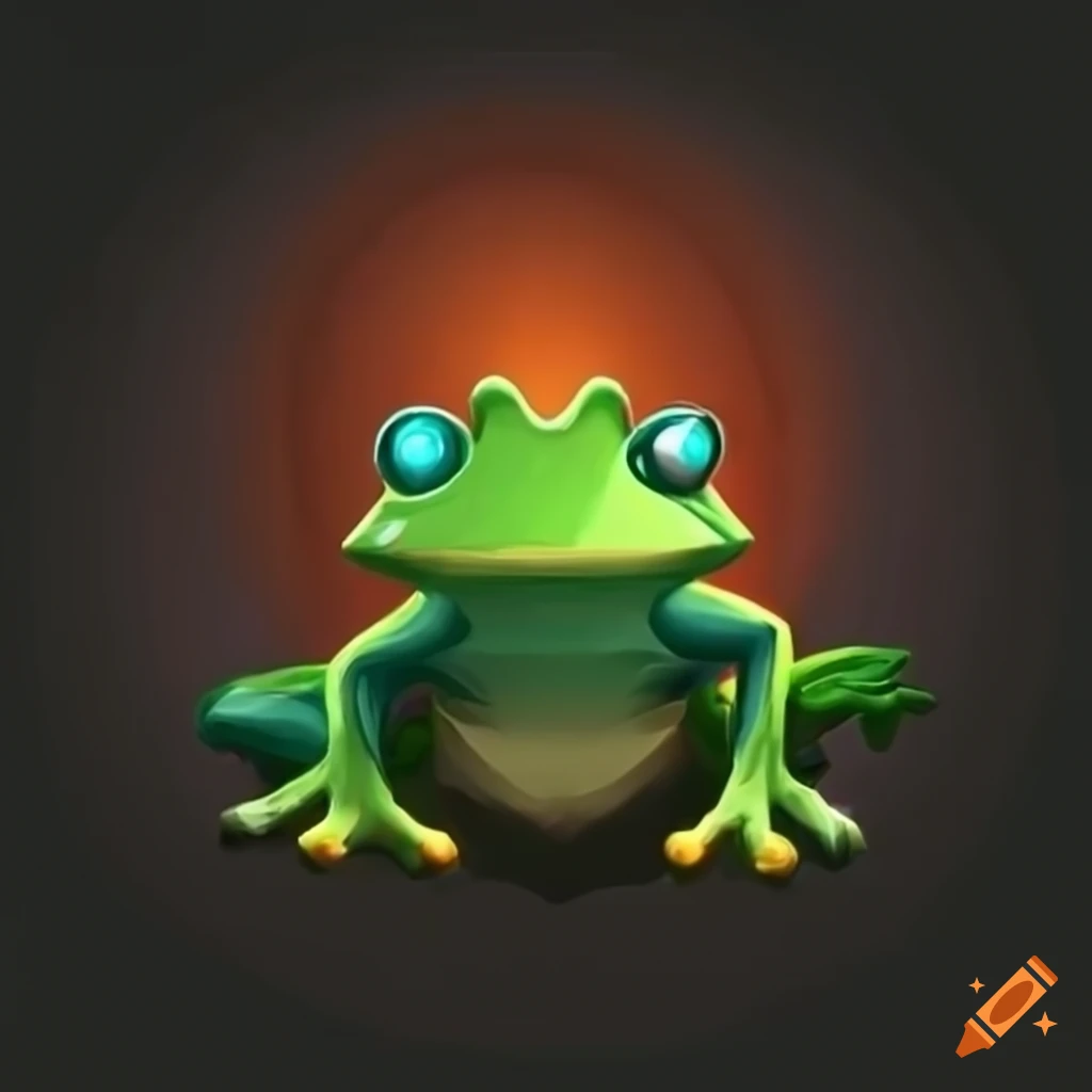World of warcraft frog logo on Craiyon