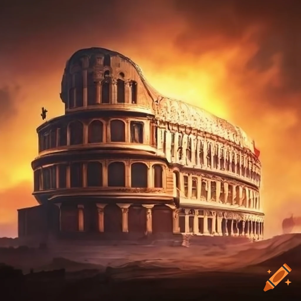 Composite of various religious buildings on Craiyon