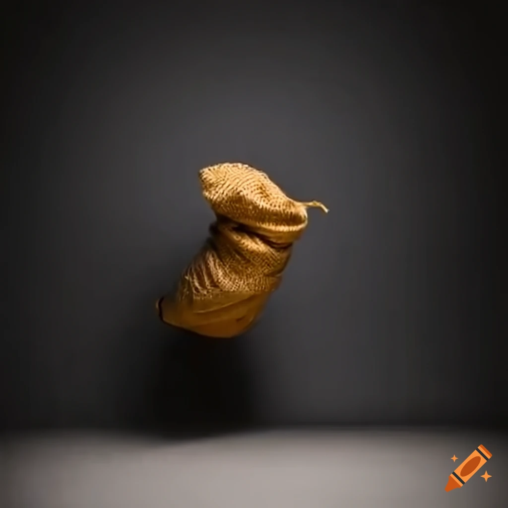 Man dropping a heavy sack on the ground on Craiyon