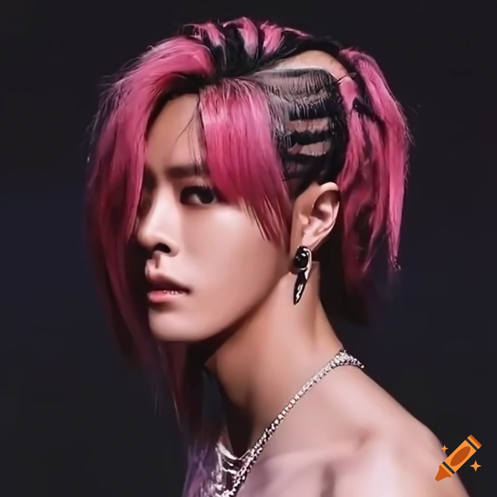 Nct yuta with styled braids lounging comfortably on Craiyon