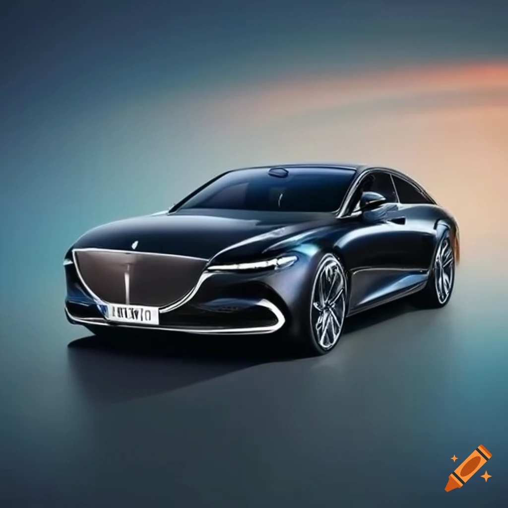 Modern luxury sedan showcasing pinnacle of design on Craiyon