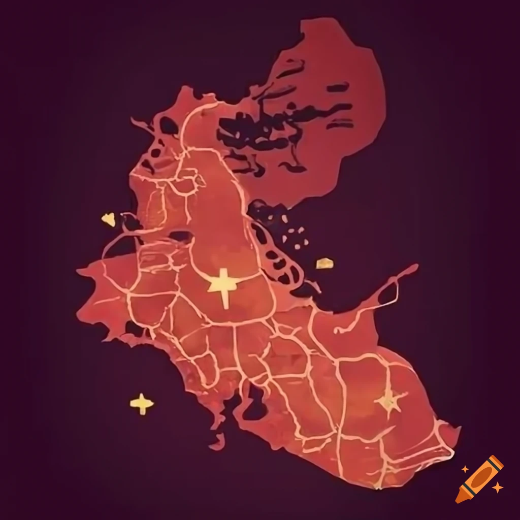 Aesthetic map of binondo, philippines with chinese new year theme on ...