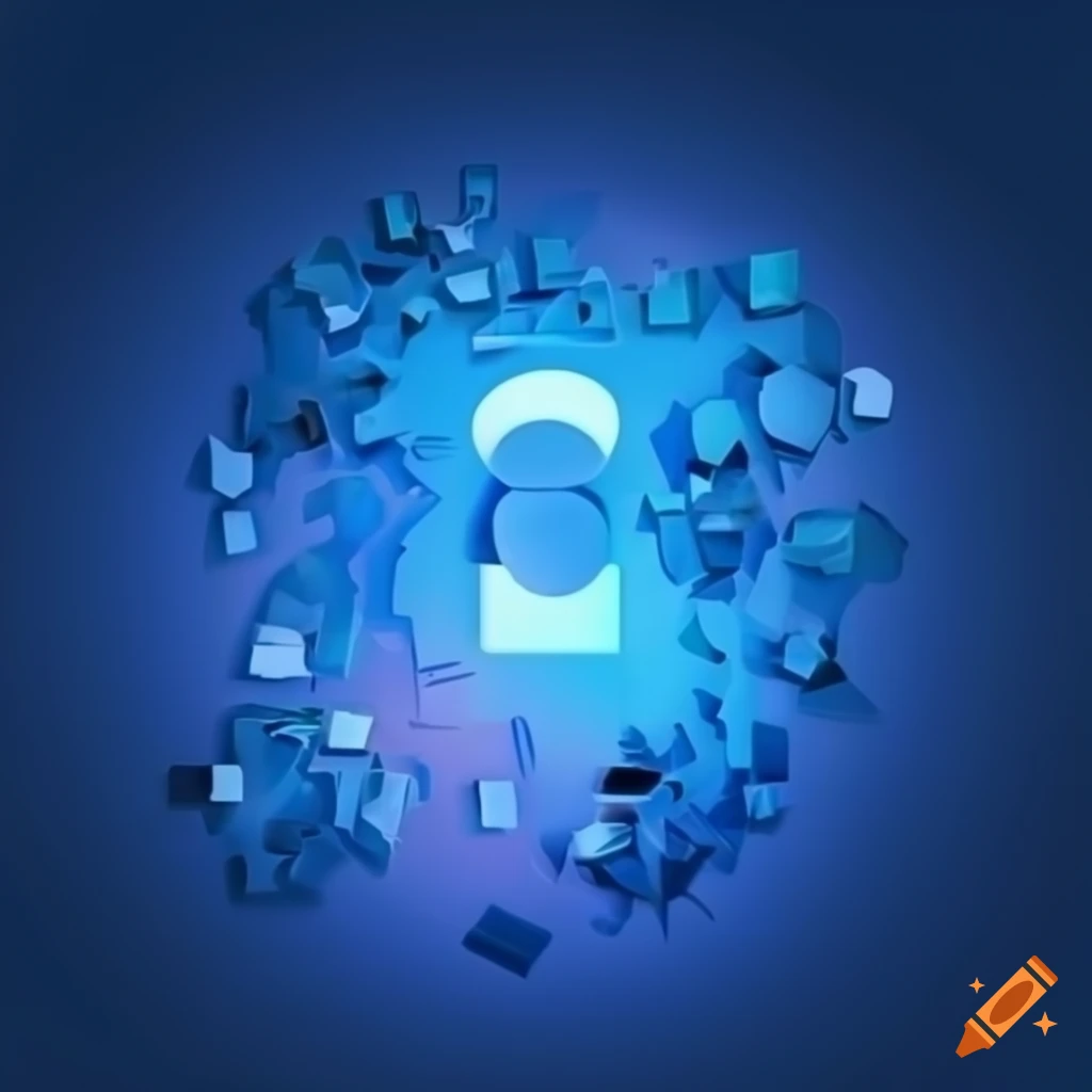 Inspiring leadership linkedin background on Craiyon