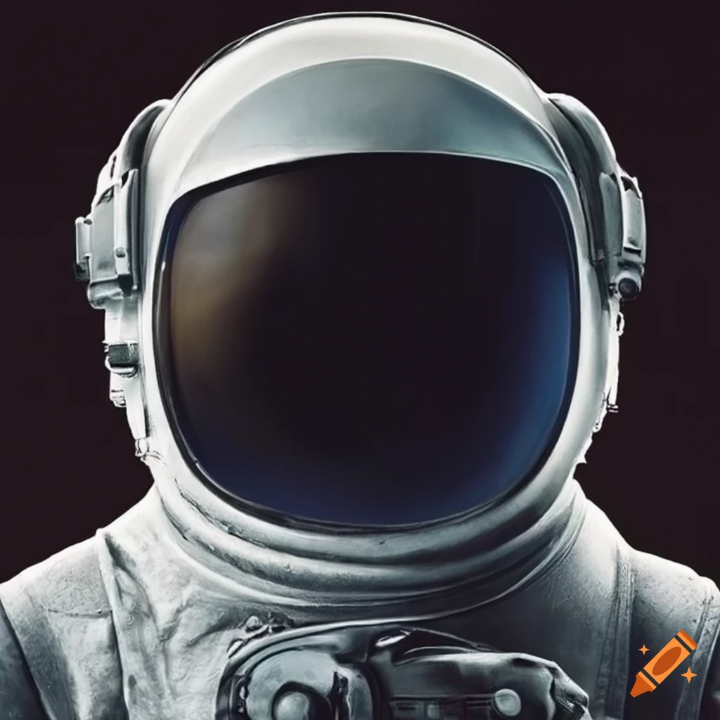 Spaceman's helmet on Craiyon