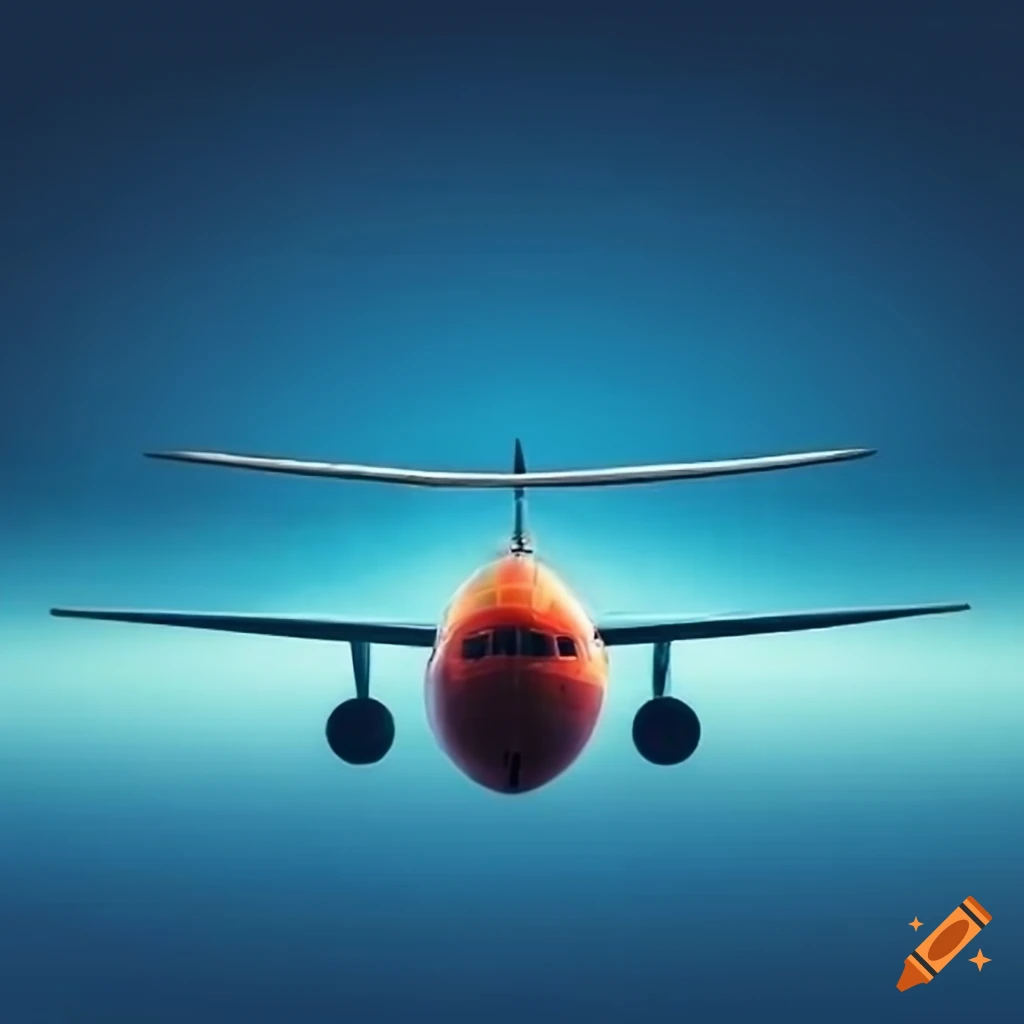 Fast airplane on Craiyon