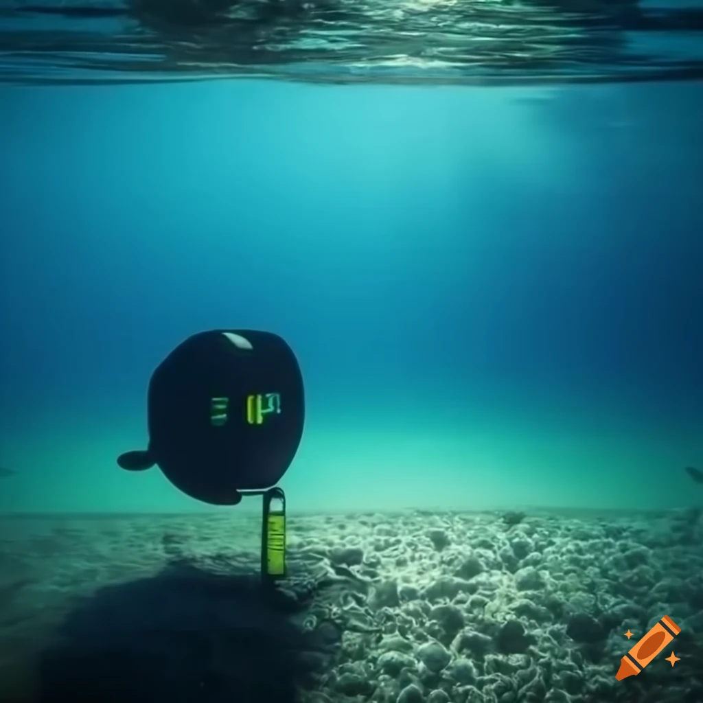 Depth finder underwater on Craiyon