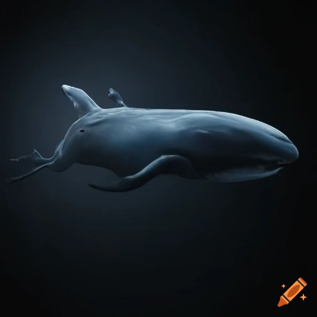 Whale with bat wings and bat ears on Craiyon