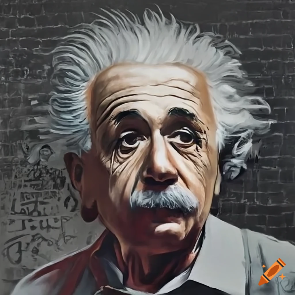 Albert Einstein's blackboard discussions at a school in Zurich on Craiyon