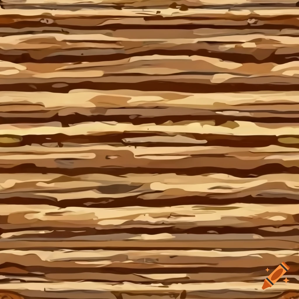 Cartoon wood log wall texture of a cottage on Craiyon