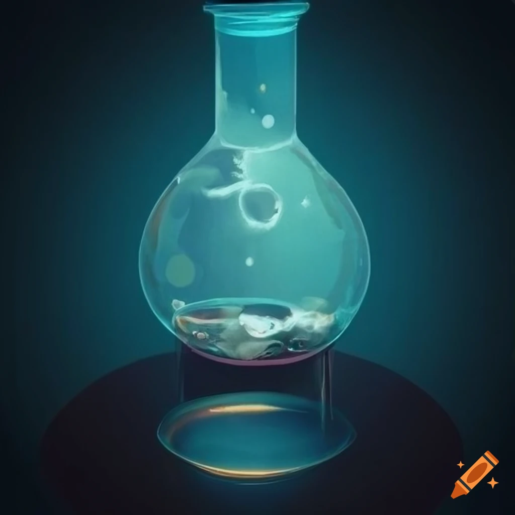 Chemistry solutions and substances poster on Craiyon