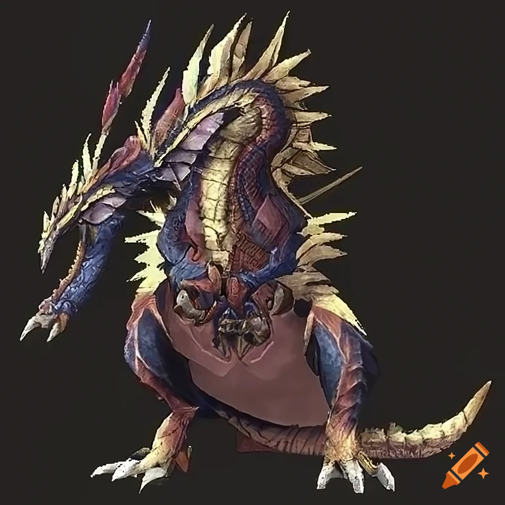 Rathian from monster hunter on Craiyon